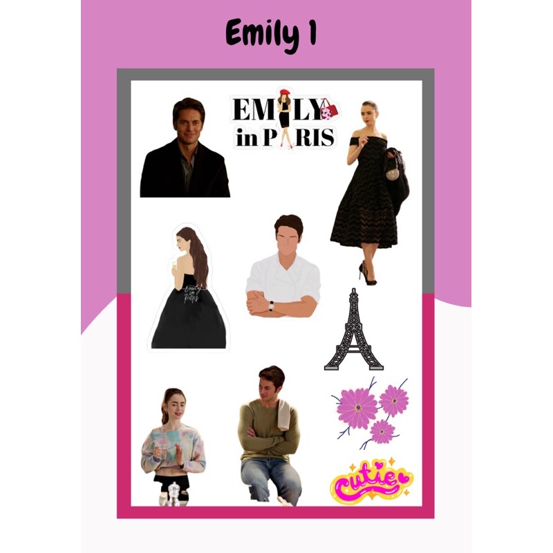 Jual Sticker Pack Emily In Paris Tumblr Cute Aesthetic murah | Shopee ...