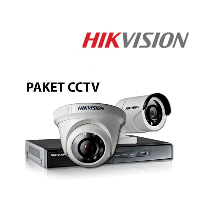 Jual PAKET CCTV HIKVISION 4CH 7208HQHI-K1/E+ HDD 1TB + PSU + 8CAM ...