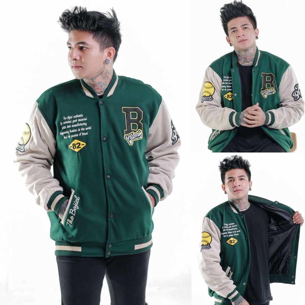 Jual JAKET PRIA - JAKET BASEBALL PRIA - JAKET VARSITY - JAKET THE ...
