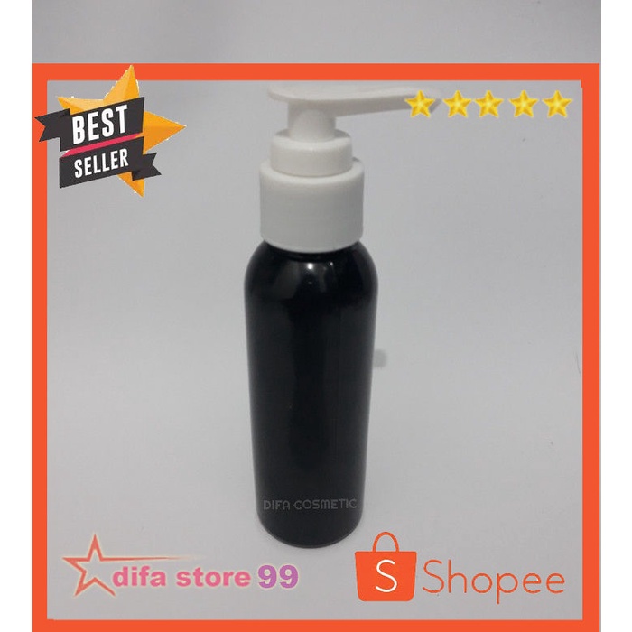 Jual BOTOL PUMP 100 ML PUTIH HITAM ( Paket isi 10 pcs ) | Shopee Indonesia