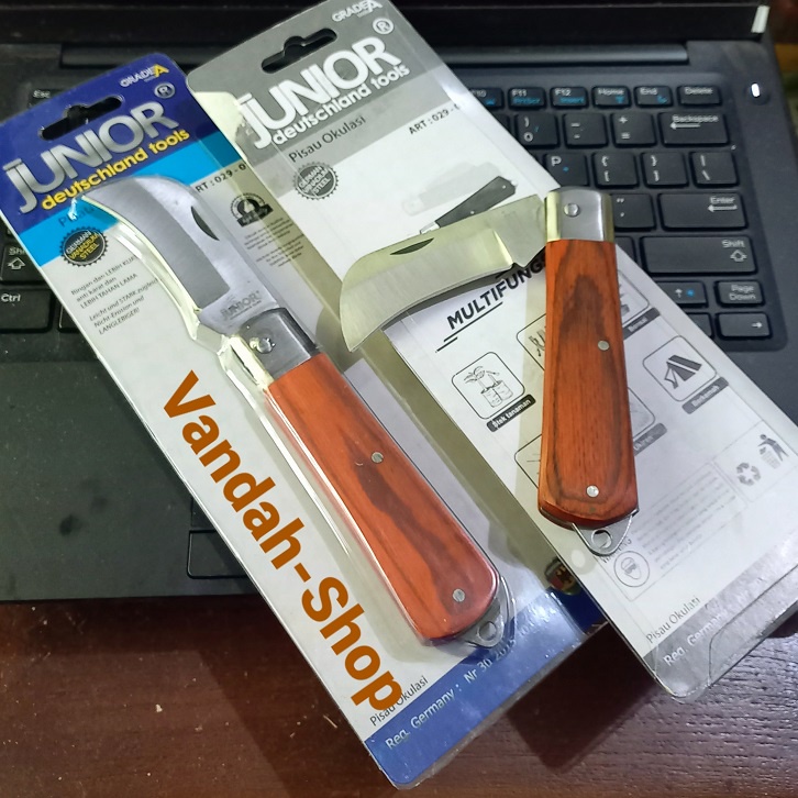 Jual Junior Pisau Okulasi Lipat Grafting Knife German Vanadium Steel ...