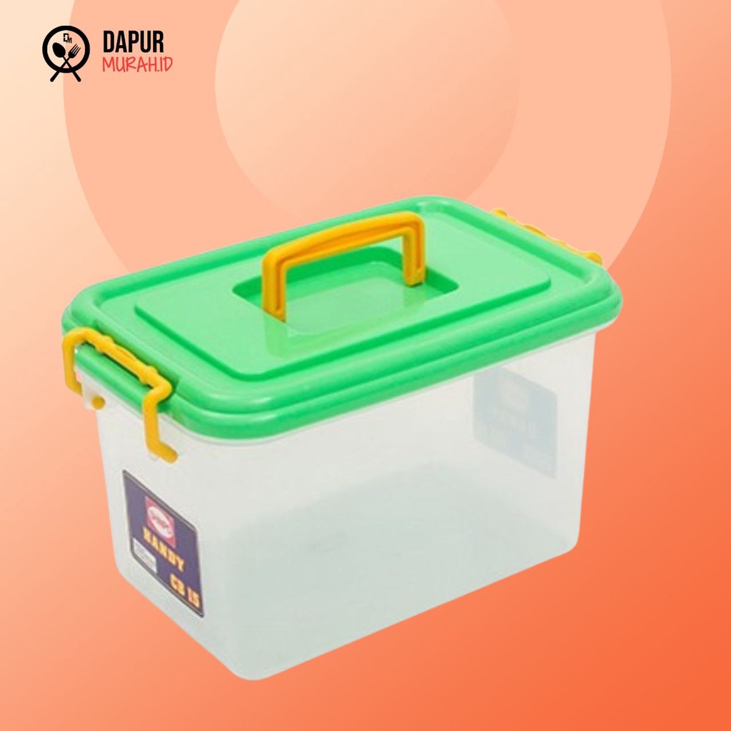 Jual Shinpo 133-2 15 Container Handy Box Plastik Dengan Handle Pegangan ...