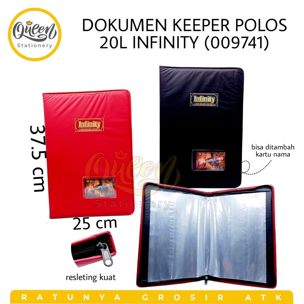 Jual 1 PCS DOKUMEN KEEPER POLOS 20L INFINITY / MAP DOKUMEN / FILE ...
