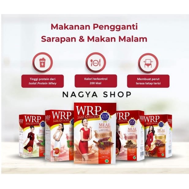 Jual WRP MEAL REPLACEMENT LOSE WEIGHT (6 Sachet) / SUSU WRP / ACTIVE ...