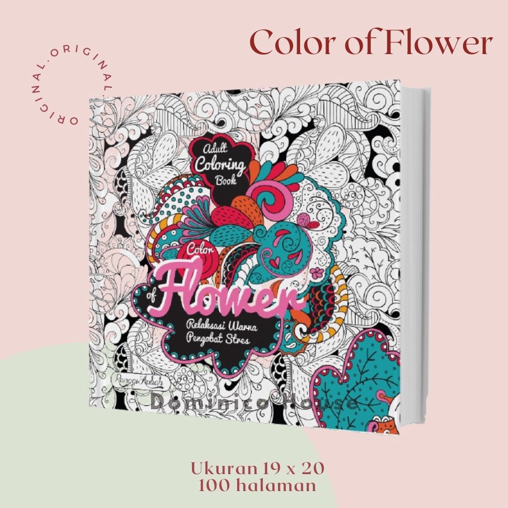 Jual COLORING BOOK FOR ADULT BUKU MEWARNAI DEWASA PENGHILANG STRESS ...