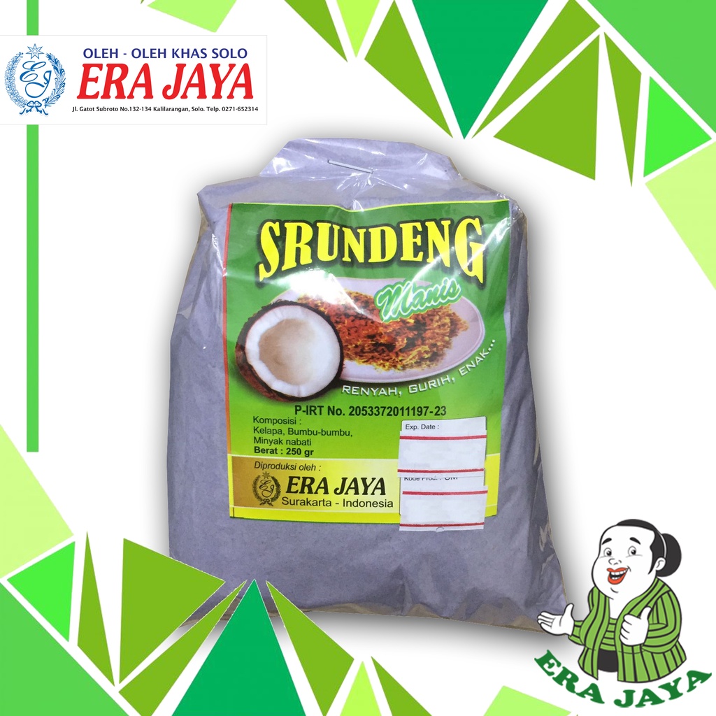 Jual Serundeng Kelapa 250gr Era Jaya Khas Solo [EXP November 2025 ...