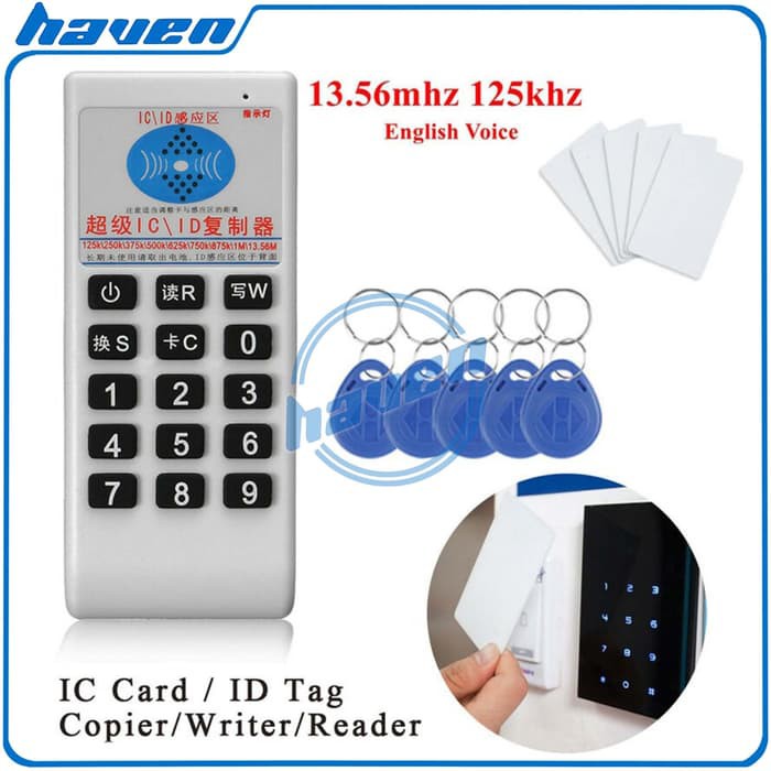 Jual RFID READER DUPLICATOR/COPIER/WRITER/CLONE ACCESS CARD/KARTU AKSES ...