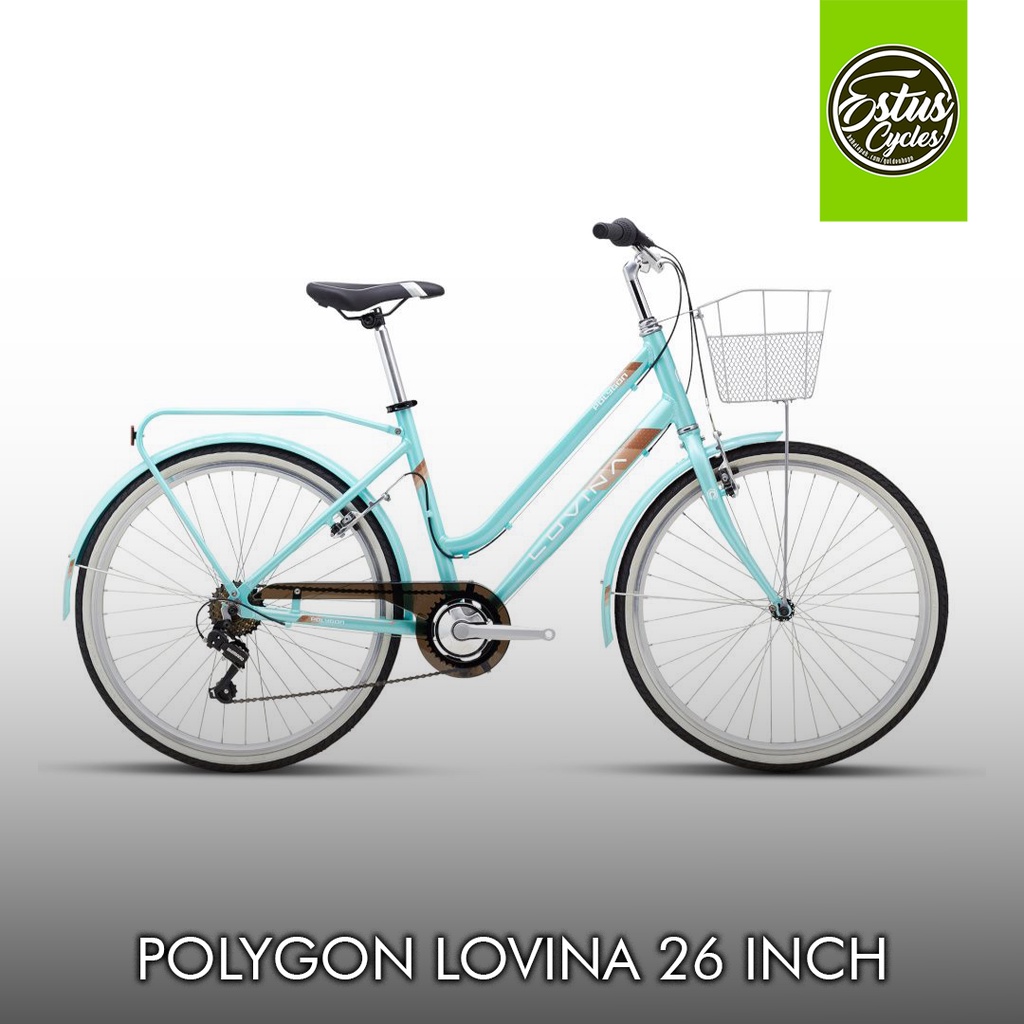 Jual Sepeda Polygon Lovina 26 City Bike Alloy Tourney 7 Speed Estus ...