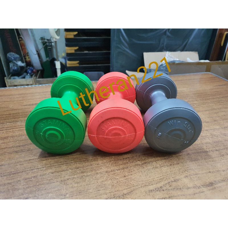 Jual Dumble Barbell Dumbel Plastik 2 KG | Shopee Indonesia