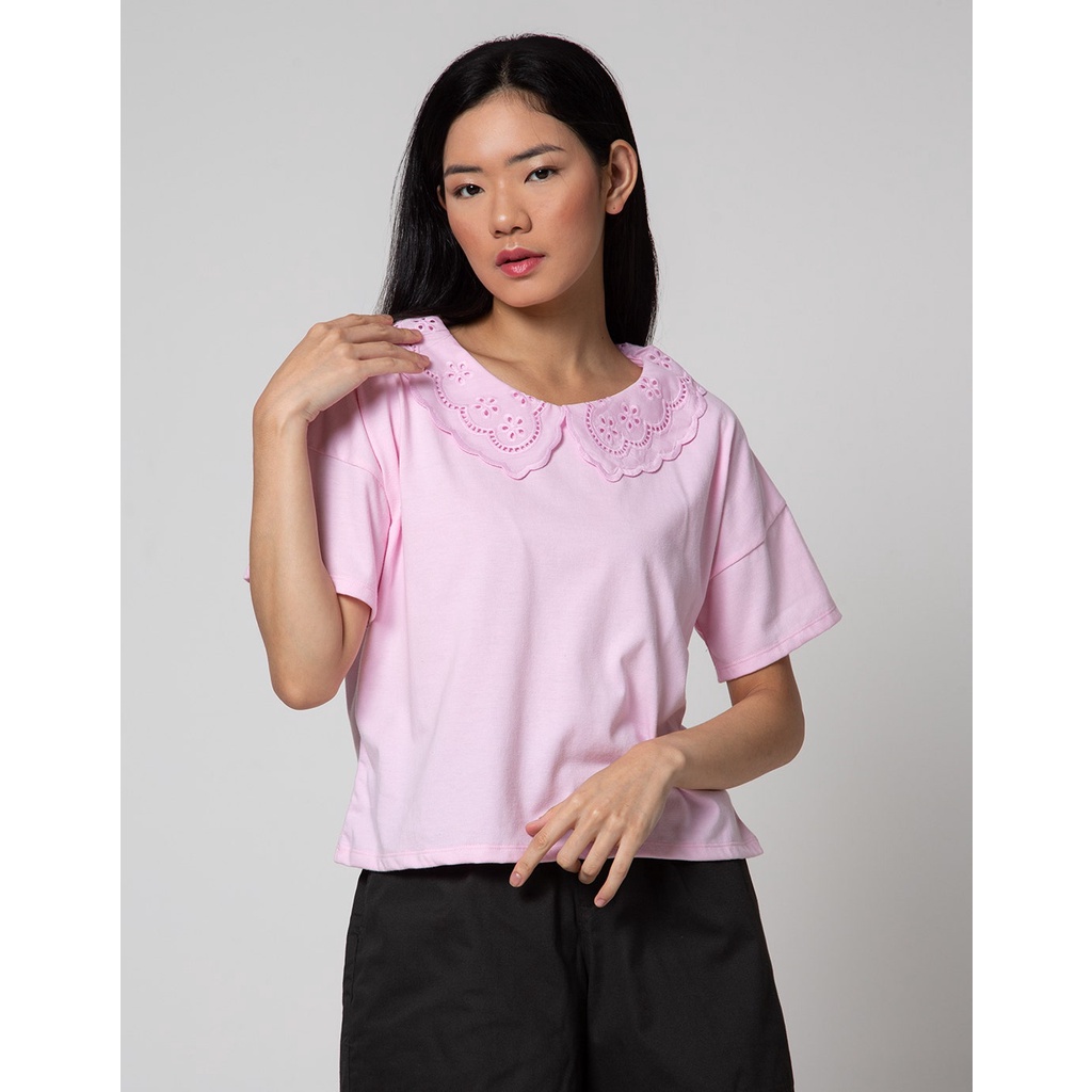 Jual Details Blouse With Embro Applique At Peter Pan Wanita 115885241 ...