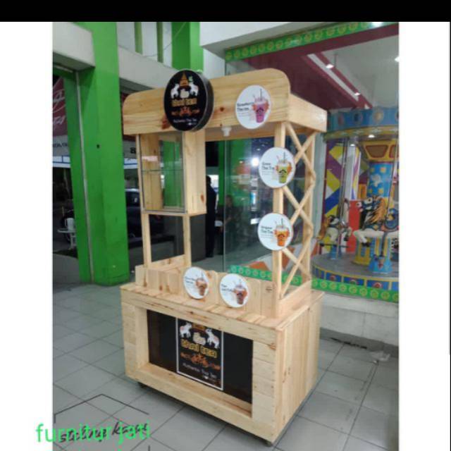 Jual Gerobak jatibelanda/ gerobak minimalis/ booth kayu minimalis ...