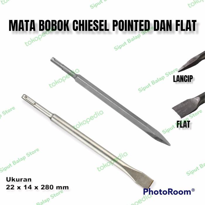 Jual Mesin Mata Bor Bobok Pahat Tembok Beton Sds Plus Lancip Plat 280Mm ...