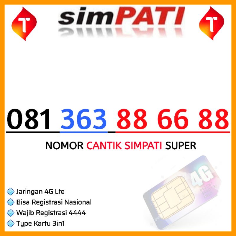 Jual Nomor Simpati Cantik 4G Lte-Simpati Cantik-No Simpati Cantik-Nomor ...