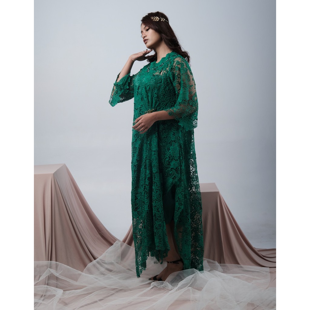 Jual The Aerith Garden - Ready To Wear Dress - Birgit Maxi Dress Green ...