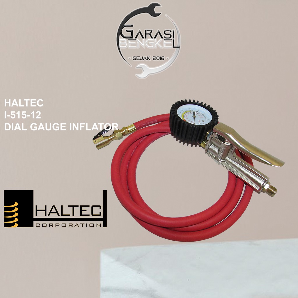 Jual Haltec I-515-12M Dial Gauge Inflator - Pengisian Angin | Shopee ...