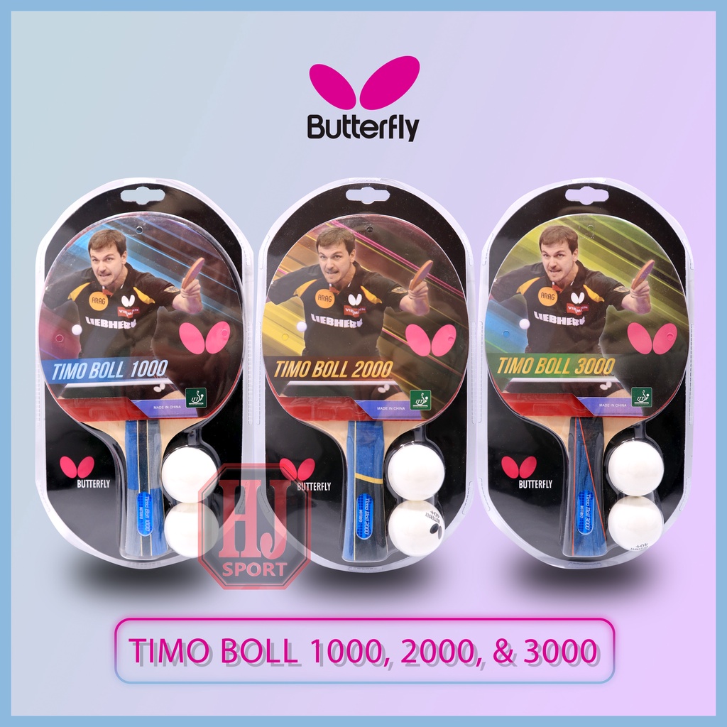 Jual Bet Tenis Meja Butterfly Timo Boll 1000 / 2000 / 3000 Original / Bat Pingpong | Shopee ...