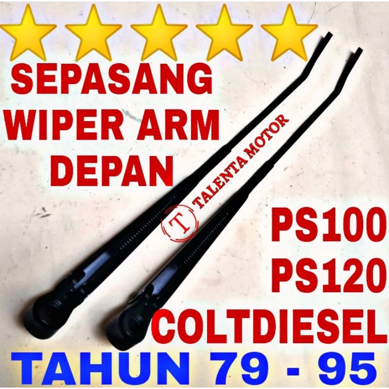 Jual SEPASANG WIPER ARM DEPAN COLT DIESEL PS LAMA PS100 PS120 TAHUN 79 SAMPAI 95 STANG TANGKAI ...