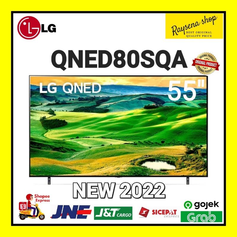 Jual LG QNED LED TV 55QNED80 / 56QNED80SQA NANOCELL 2022 55 inch | Shopee Indonesia