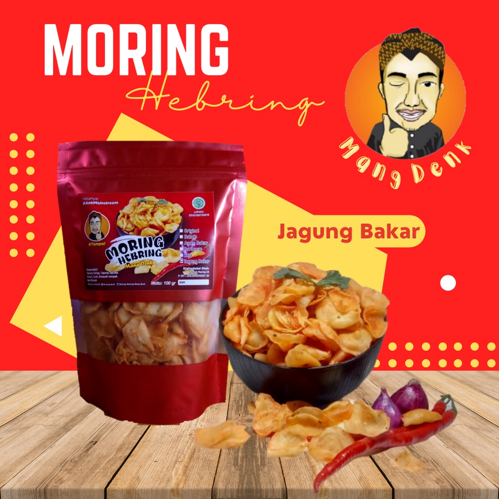 Jual Moring | Cemilan | Gurih | Pedas | Daun | Jeruk |Renyah | Snack ...