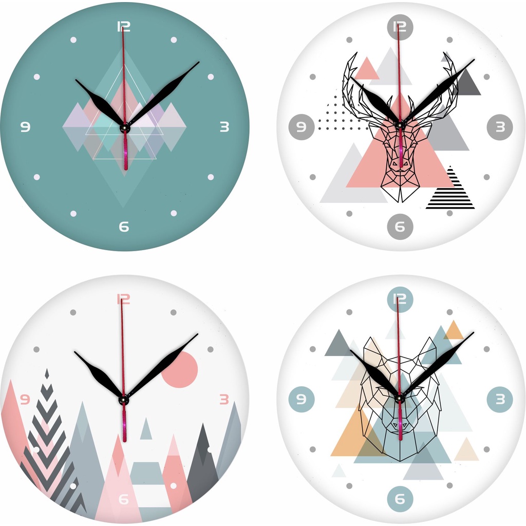 Jual Jam Dinding Kayu Minimalis Aesthetic / Jam Dinding Shabby Unik ...