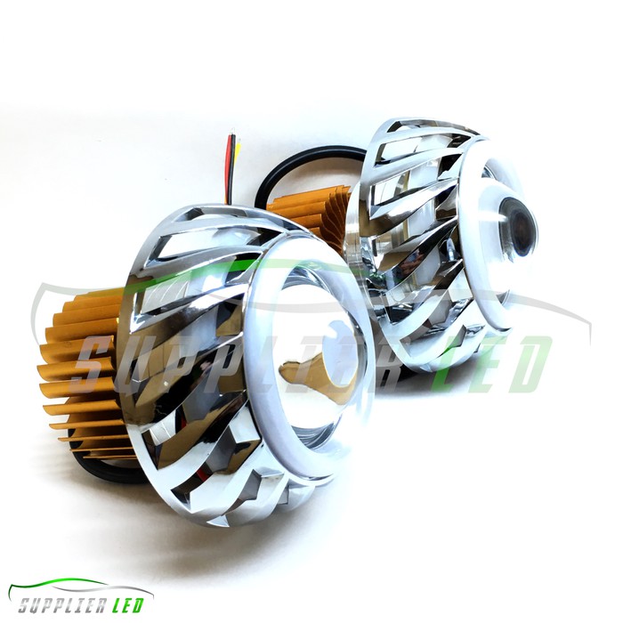 Jual Lampu Led Projie Motor Tornado Double Ae+De (Blue+White) | Shopee ...