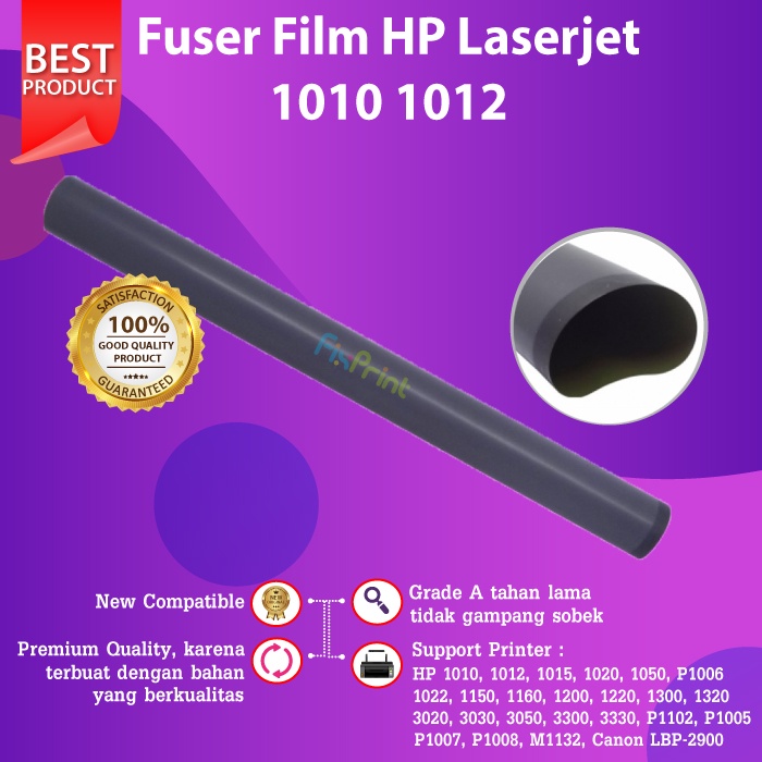 Jual Fuser Film Printer HP Laserjet 1010 1022 P1102 1020 M1132 LBP6030 ...