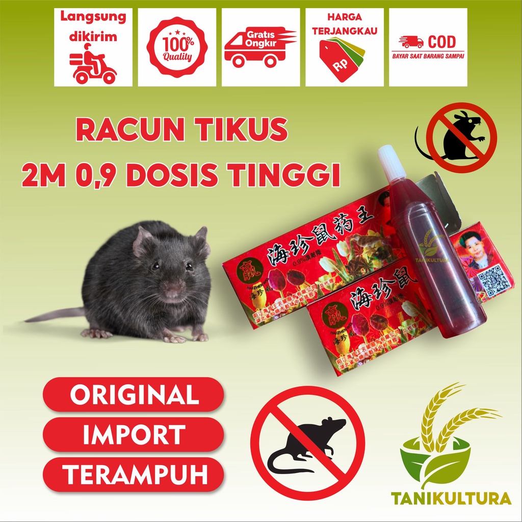 Jual Racun Tikus 2m 0,9 Mao Wang Cair 0,99 Bunga Tulip Original Ampuh ...
