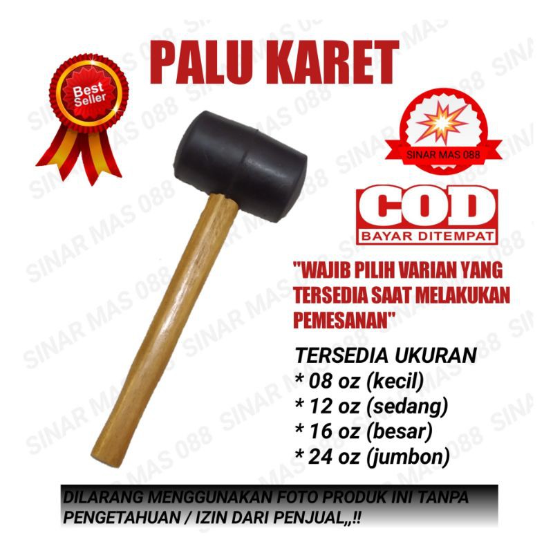 Jual PALU KARET VARIAN KECIL,SEDANG,BESAR,JUMBO - PALU PASANG KERAMIK ...
