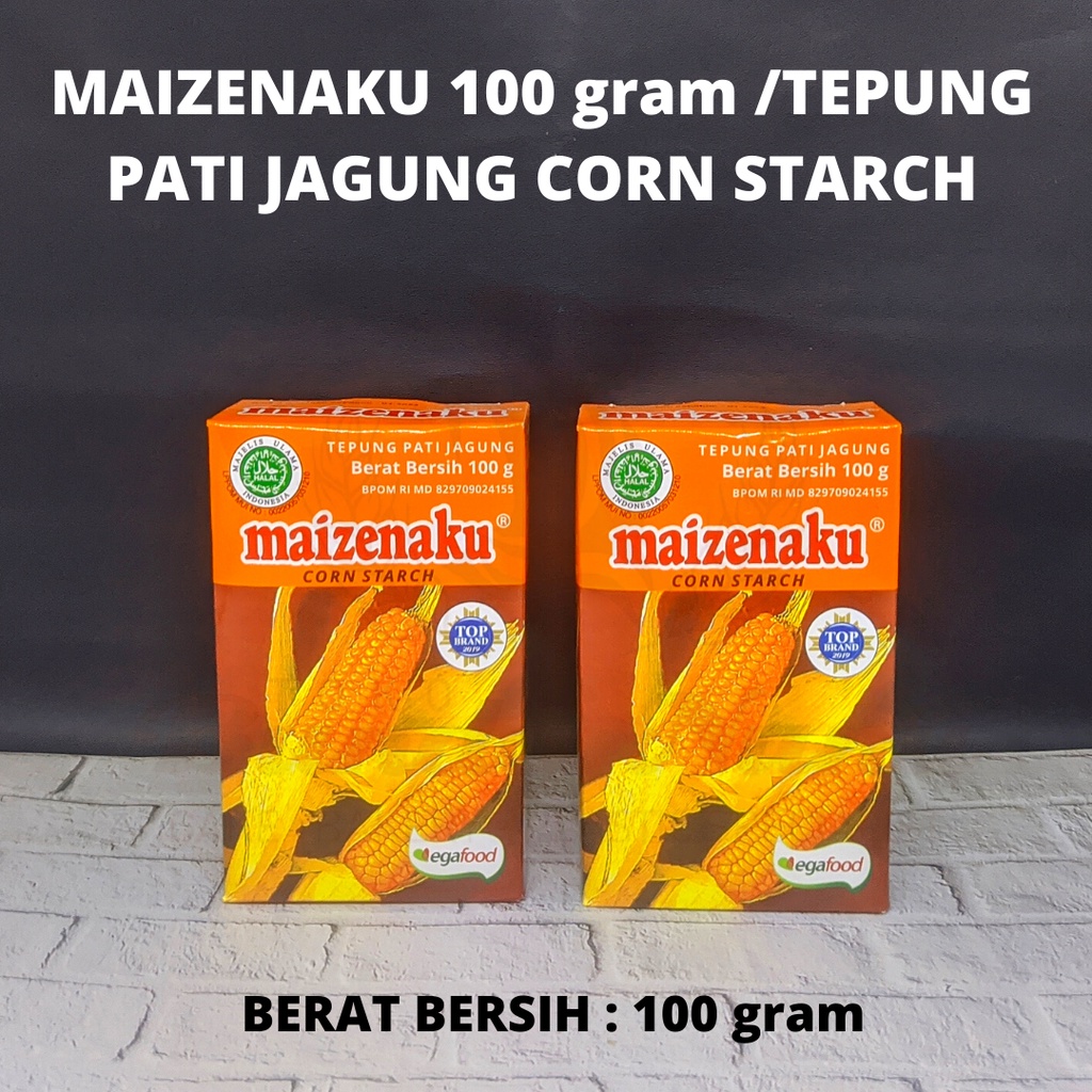 Jual Tepung Maizenaku 100 gr Tepung pati jagung corn strach | Shopee ...