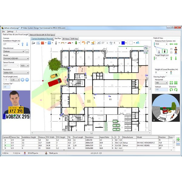 Jual Software Aplikasi Perancang rencana denah CCTV IP Video System ...
