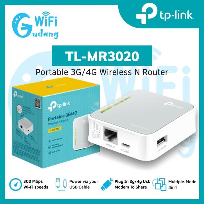 Jual TP-Link TL-MR3020 150Mbps Portable 3G/4G Wireless N Router ...