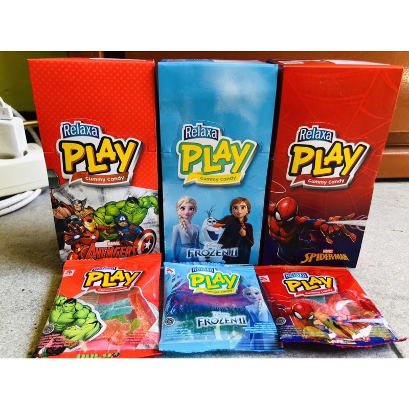 Jual Relaxa Play Gummy Candy 10 gr (1 pack isi 12 pcs) | Shopee Indonesia