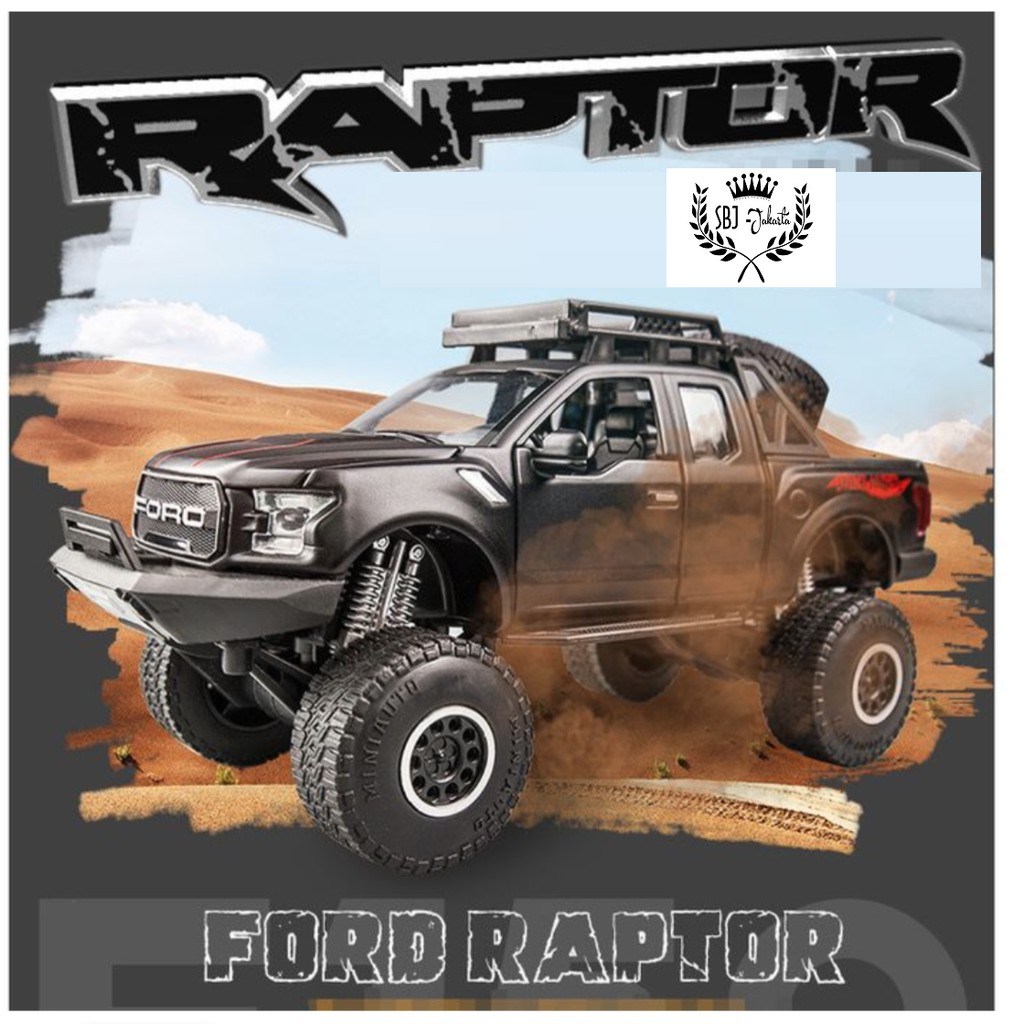 Jual Diecast miniauto mobil Ford Raptor 150 skala 1:32 metal series ...