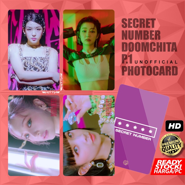 Jual Photocard Secret Number Doomchita Part 1 Kartu Koleksi Photo Card ...