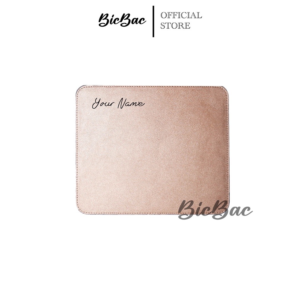 Jual CUSTOM NAMA MOUSEPAD ORANGE LEATHER KULIT TEMPAT ALAS MOUSE ANTI ...