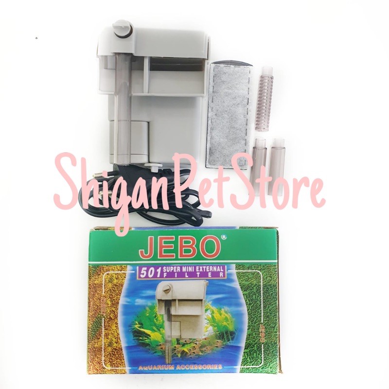 Jual JEBO 501 Super Mini External Filter ( Hang On Filter ) | Shopee ...