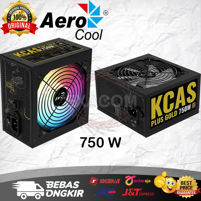 Jual AeroCool PSU KCAS PLUS GOLD 750W 80+ Gold Power Supply | Shopee Indonesia