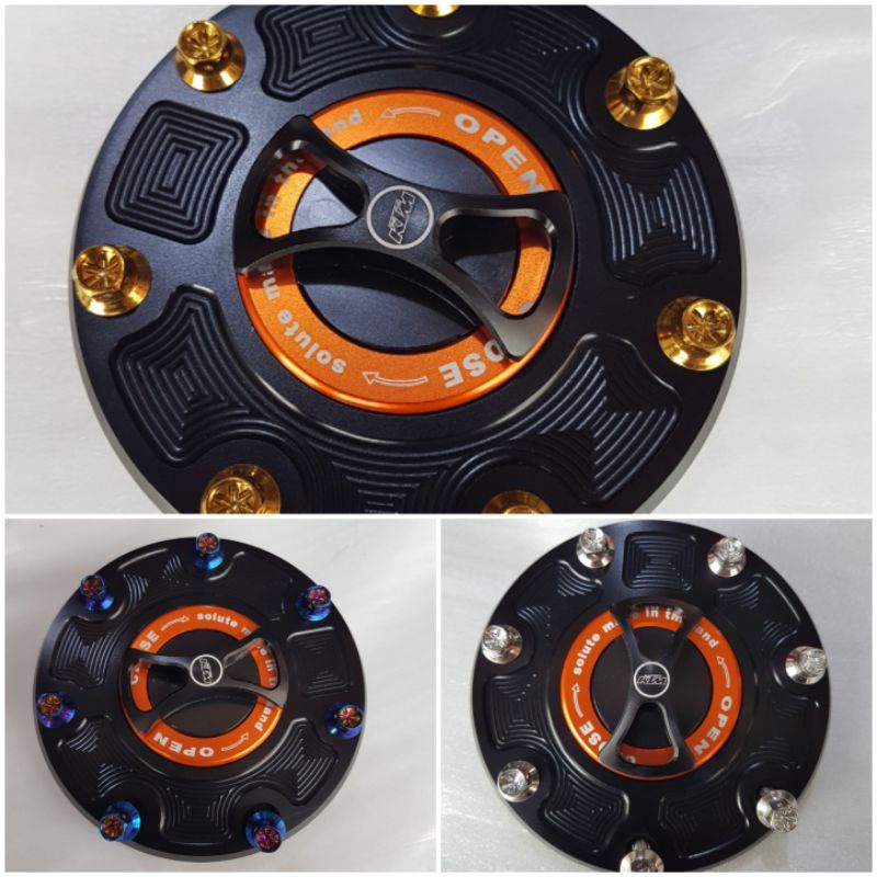 Jual TUTUP TANGKI NINJA R DAN RR hitam plus probolt | Shopee Indonesia