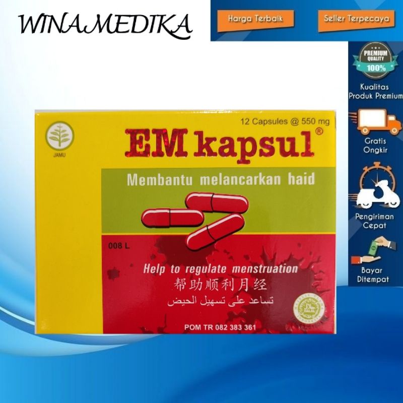 Jual EM KAPSUL BOX 12 KAPSUL | Shopee Indonesia