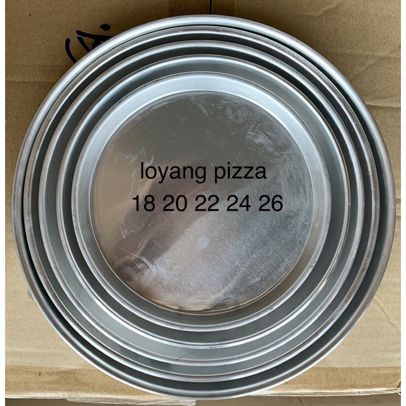 Jual Loyang Tray Pizza Bentuk Bulat Lingkaran Alas Oven Baking Pan ...