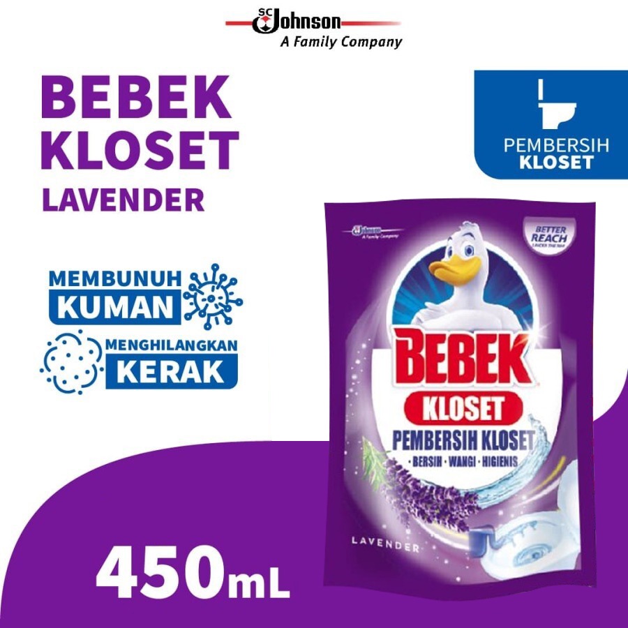 Jual BEBEK - KLOSET REFILL 450ml | Cairan Pembersih Closet Toilet WC ...