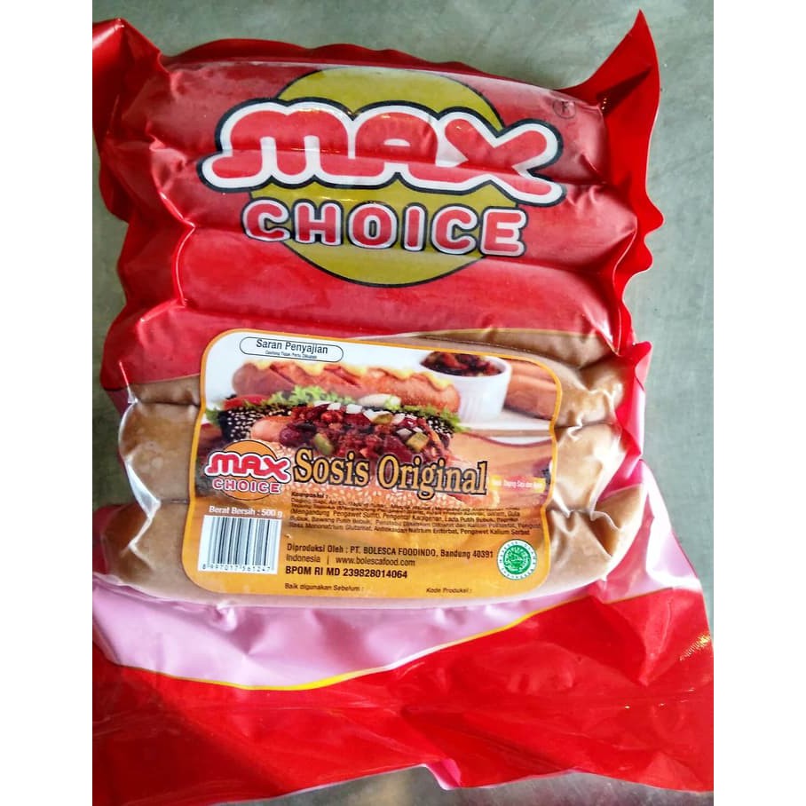 Jual Sosis Max Original isi 6 Frozen Food Bandung | Shopee Indonesia