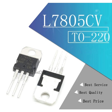 Jual Voltage Regulator IC Transistor L7805CV L7805 7805 DIP LM7805 5V ...