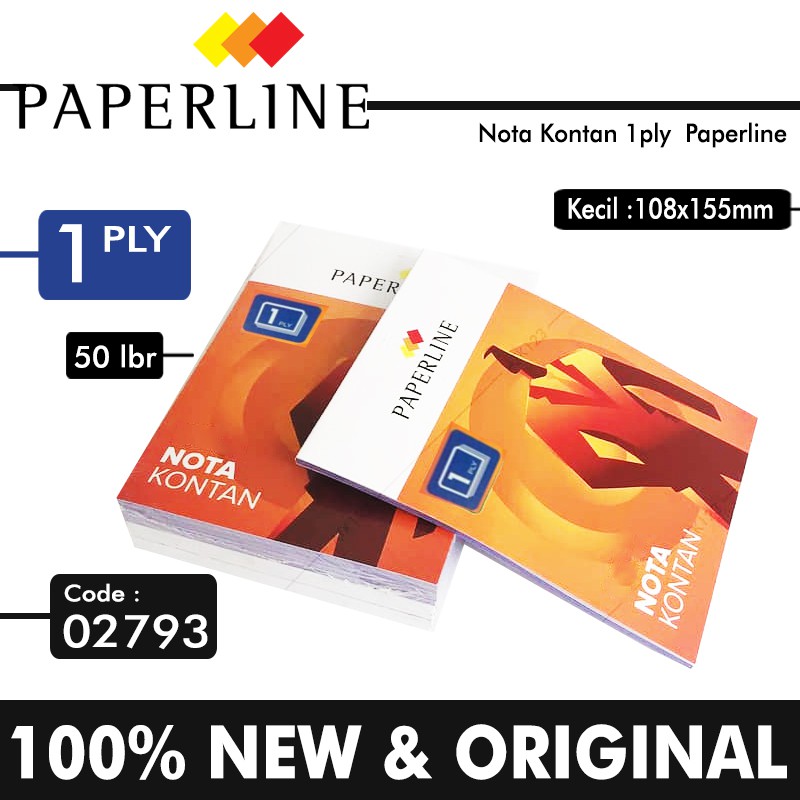 Jual Nota Kontan Paperline 1 Ply | Shopee Indonesia