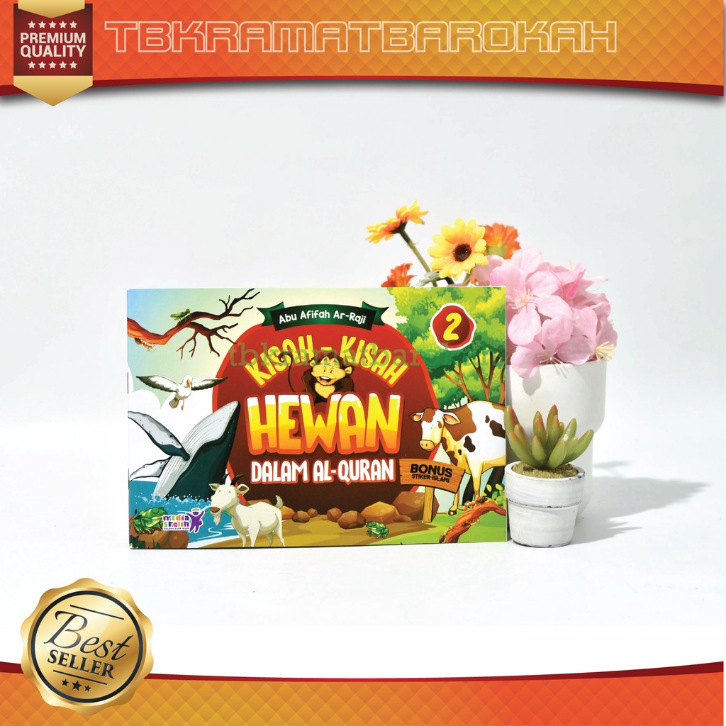 Jual Paket Buku Anak - Kisah-kisah Hewan dalam Al-Quran JILID 1&2 - Zamzam Group (Bonus Stiker ...