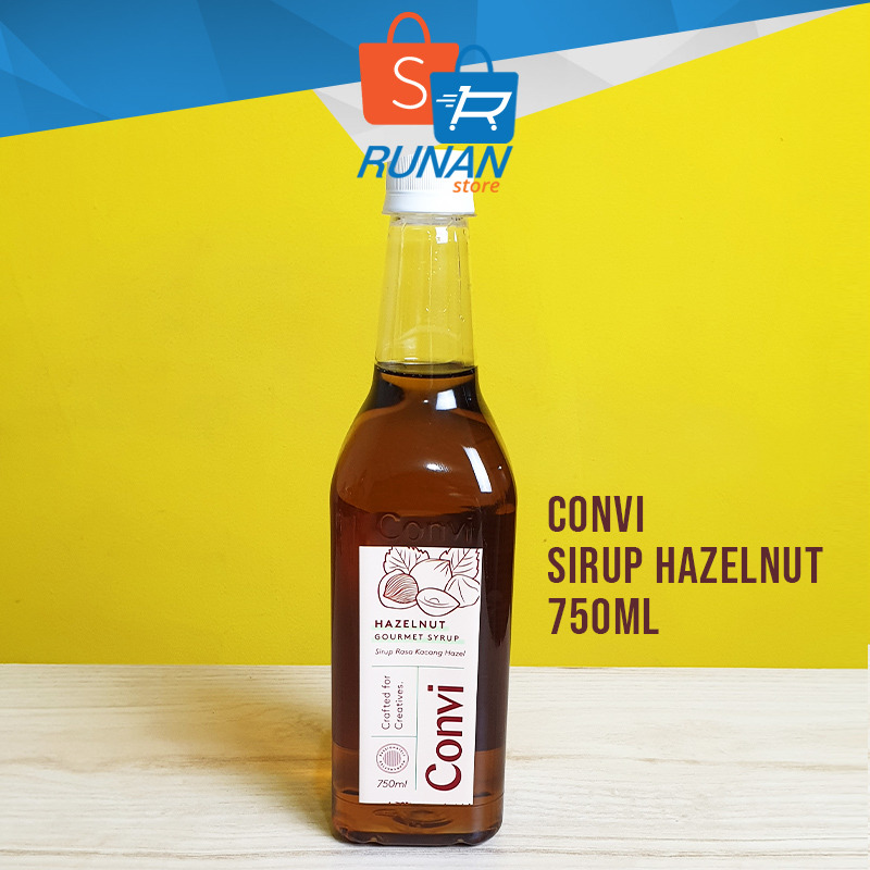 Jual Sirup Hazelnut Convi 750 ml - Hazelnut Gourmet Syrup Premium 750ml ...