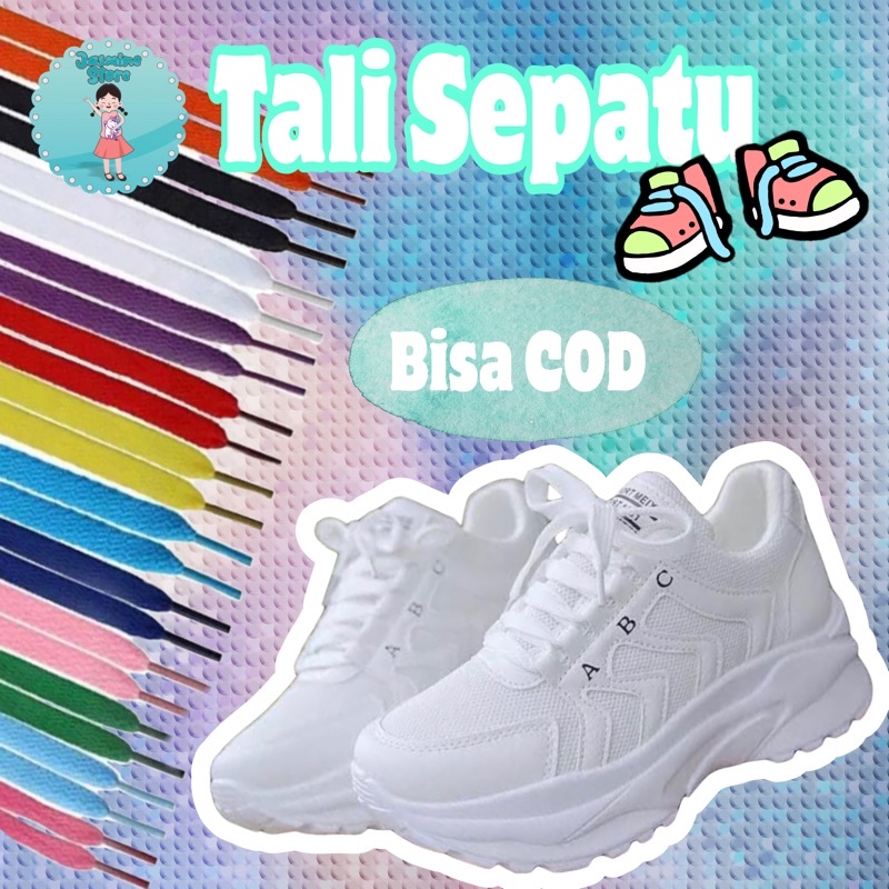 Jual Tali Sepatu Bulat Warna/Shoelace Warna Cocok untuk Sneaker/Tali ...