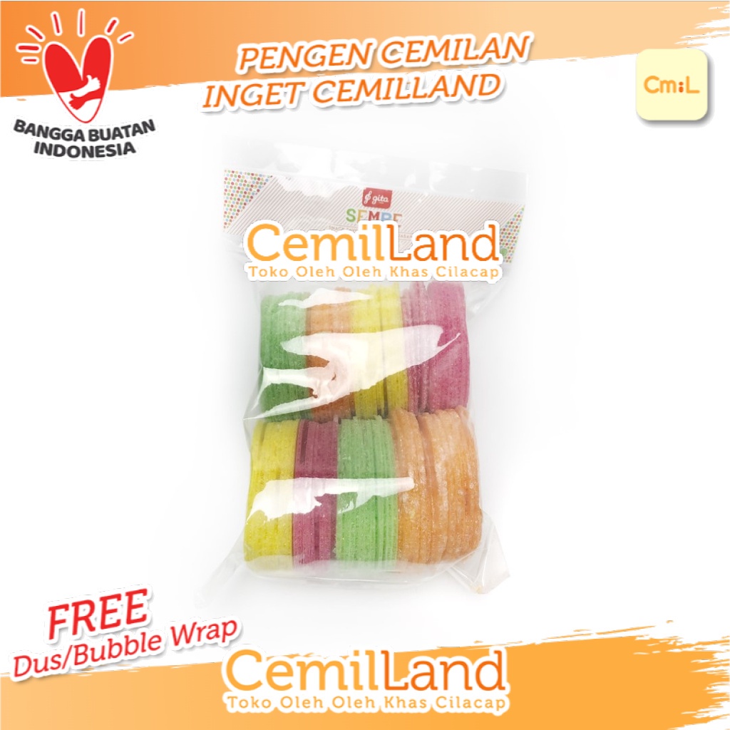 Jual Sempe Gita Snack Krupuk Sempe Simping Opak Gambir Snack Jadul ...