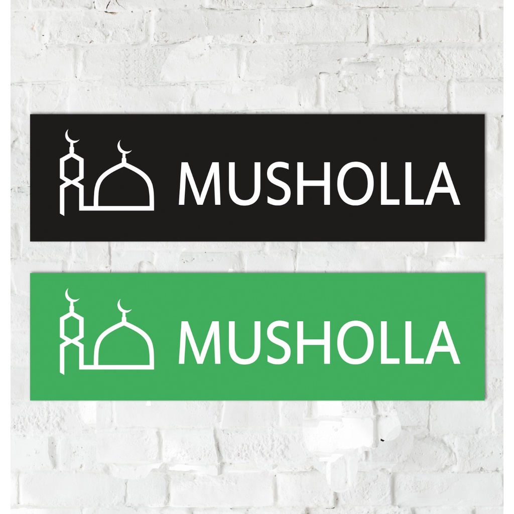 Jual Sign Board Akrilik Musholla Minimalis | Akrilik Musholla Dekorasi ...