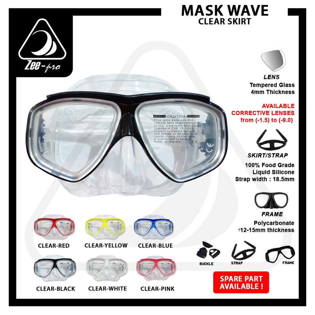 Jual Masker Selam Scuba Diving Kacamata Kaca Snorkeling Mask Snorkling ...